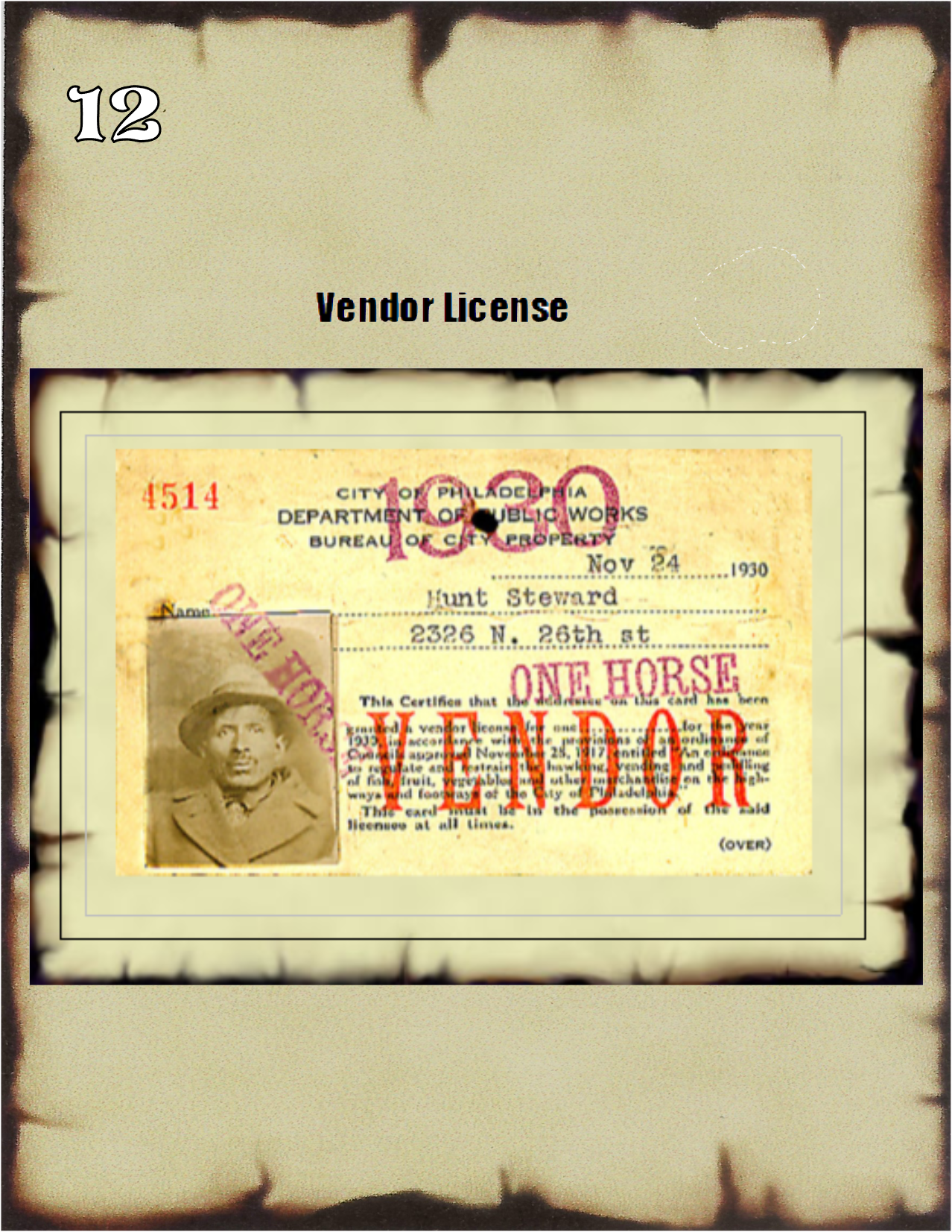 Vendor License - PhillyStew.com